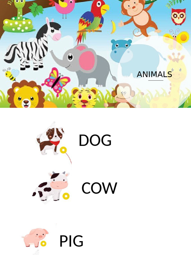 Animals Vocabulary | PDF