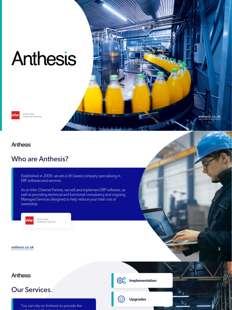 Anthesis-Ltd-Trusted-Infor-M3-Partner | PDF | Enterprise Resource ...