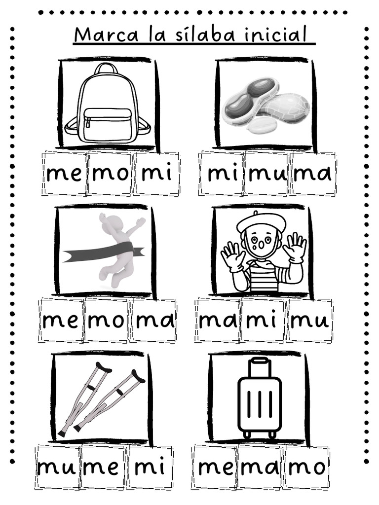 _2° Sílaba inicial M | PDF
