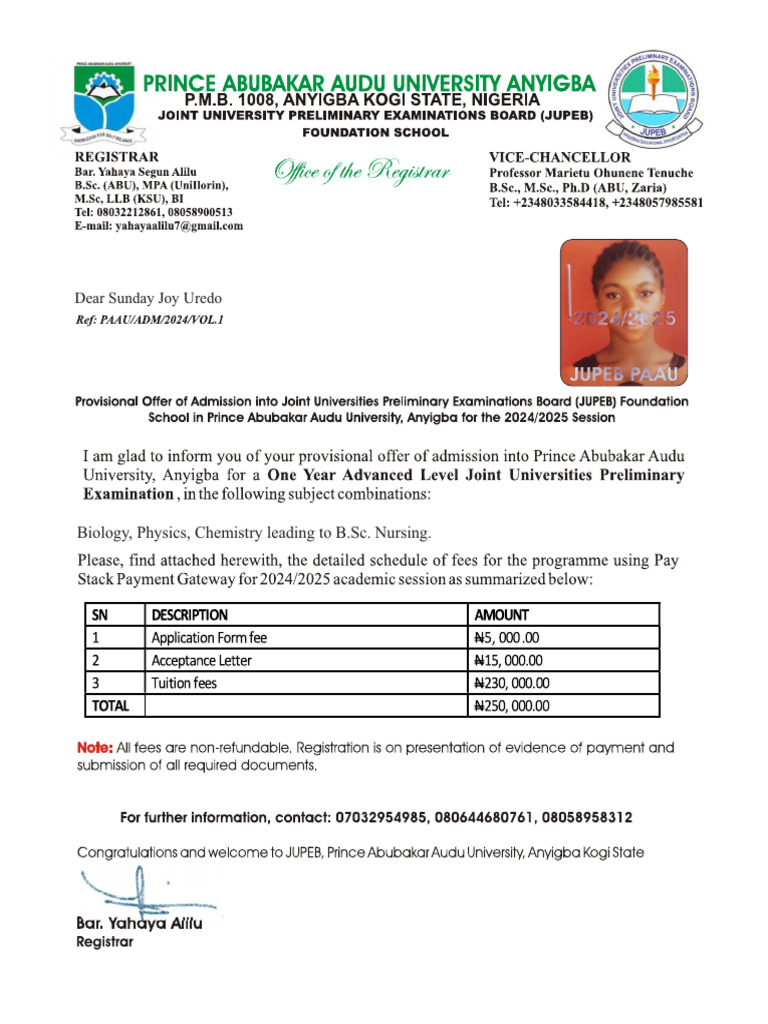 Uredo Joy Sunday | PDF