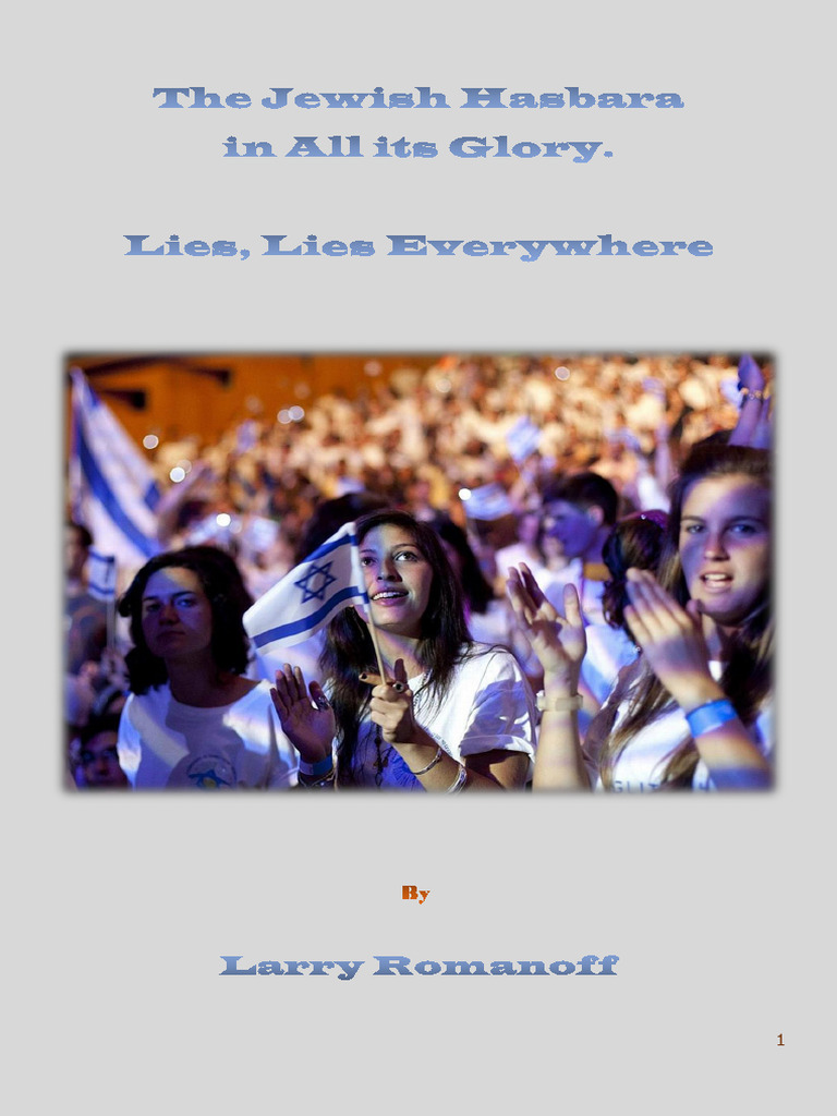 The Jewish Hasbara in All Its Glory | PDF | Israel | World Politics
