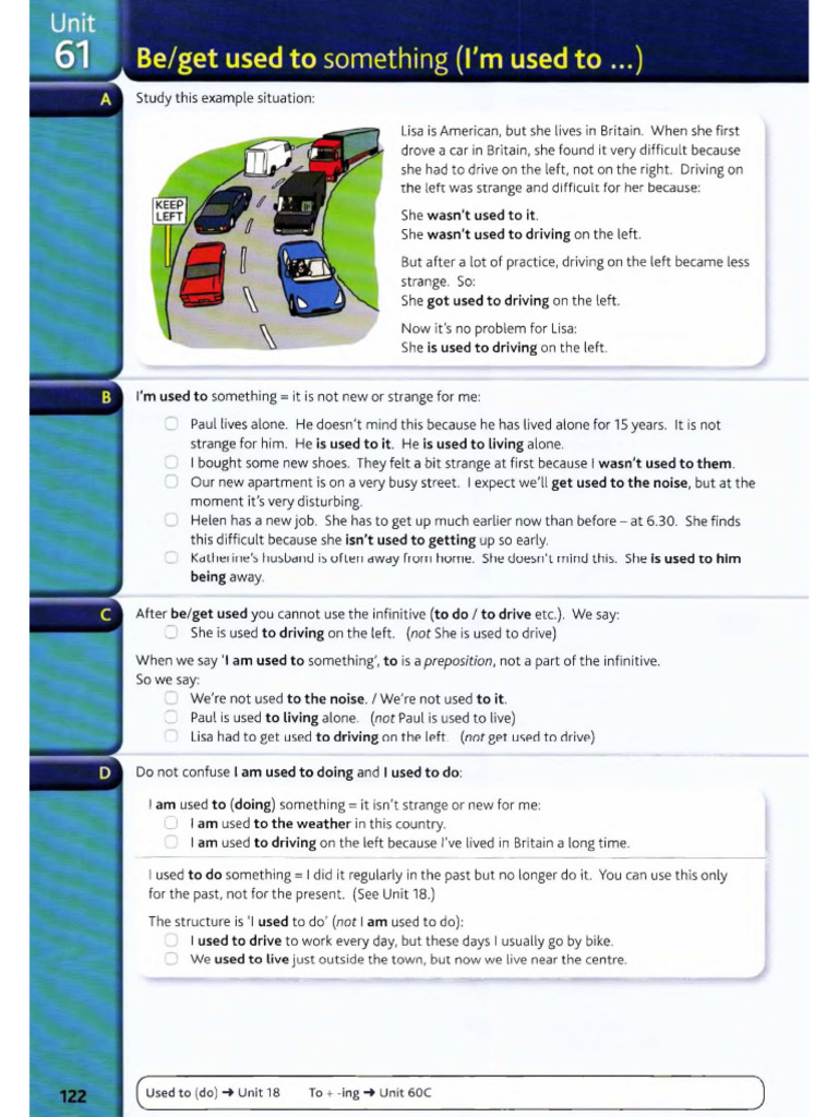 Understanding "Used To" vs. "Be Used To" | PDF