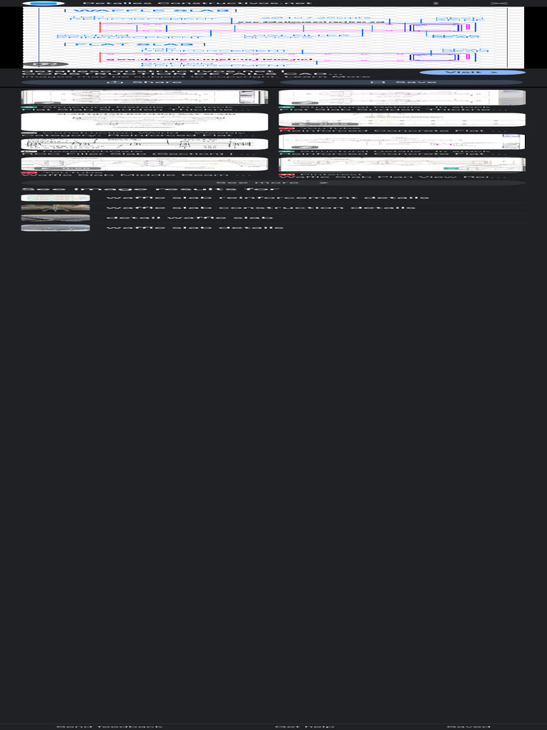 cast in place connection to waffle slab detail - Google Search | PDF