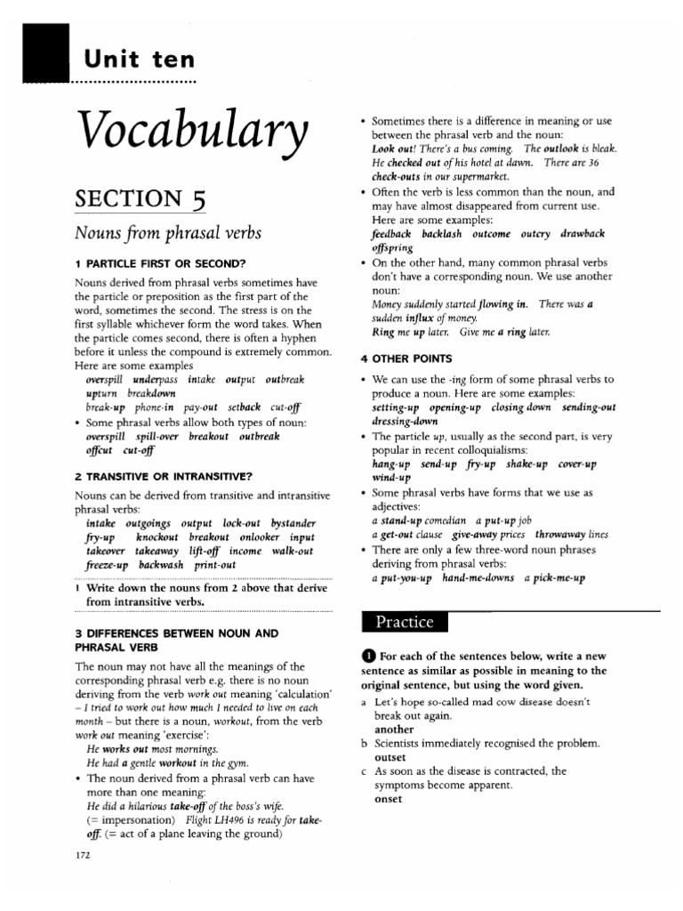 Noun Clauses (Grammar and Vocabulary For Advanced and Proficiency Unit 10 - Sections 5-6) | PDF