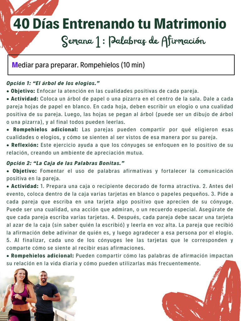 GUIA DE ESTUDIO 1-Palabras de Afirmación | PDF | Rut (figura bíblica) | Amor