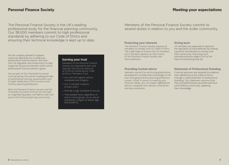 PFP Financial Advice You Can Trust - 2 | PDF | Financial Adviser ...