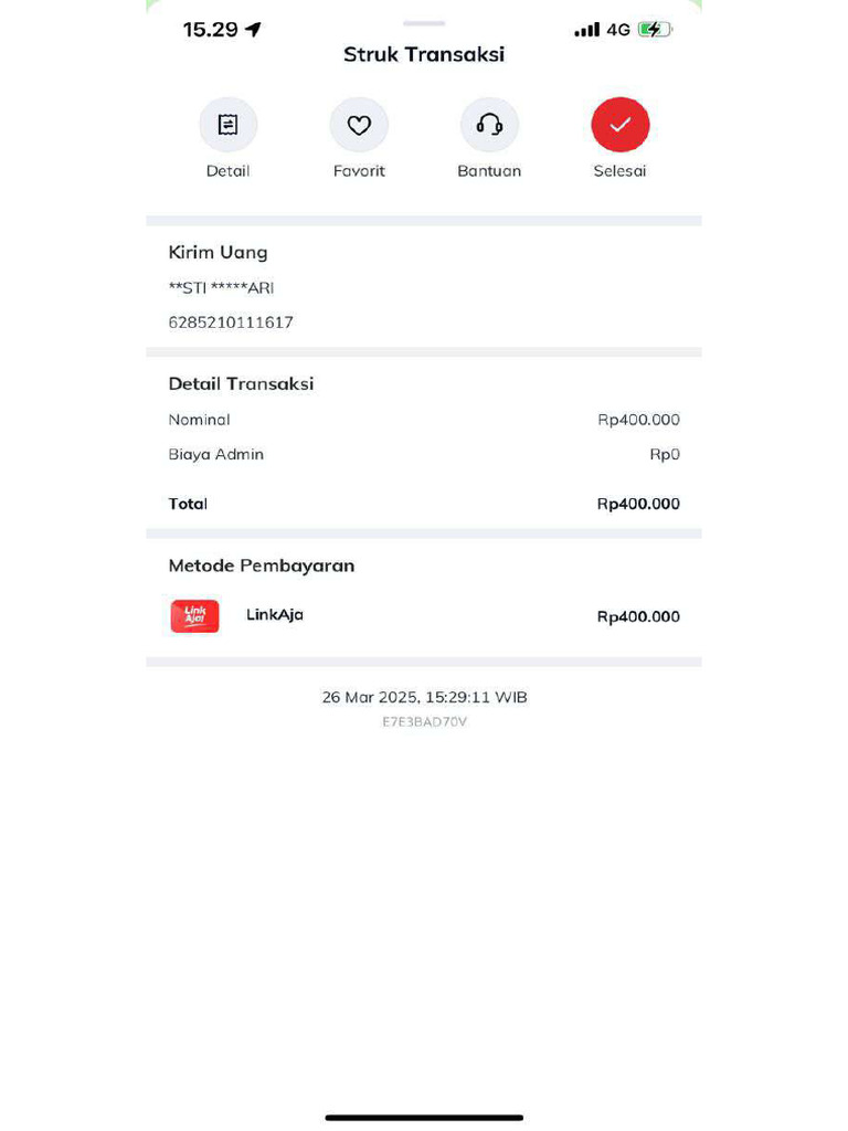 Bukti TF THR Pic Ana Mustika | PDF