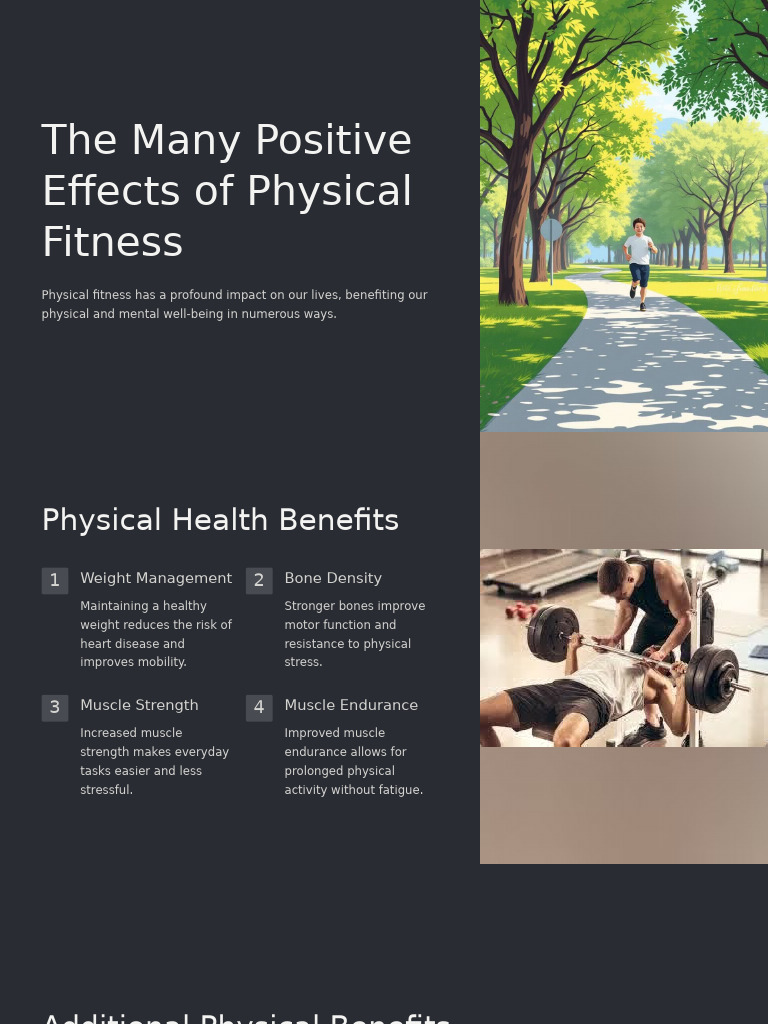 Benefits of Physical Fitness | PDF | Physical Fitness | Endurance
