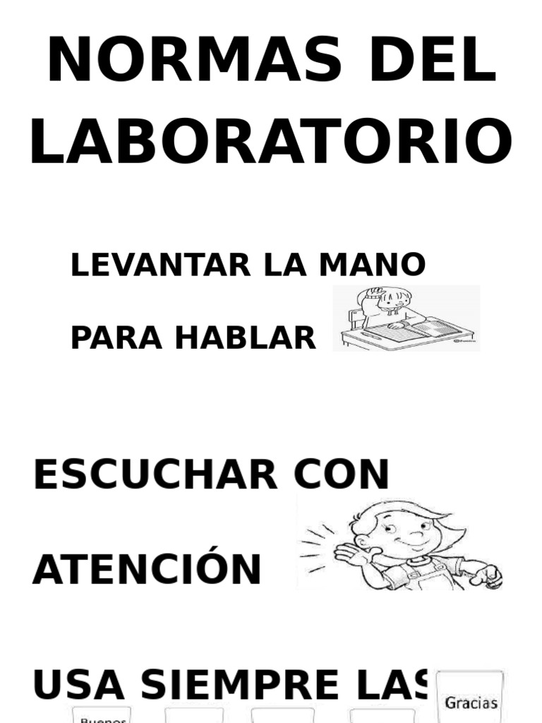 normas del laboratorio | PDF