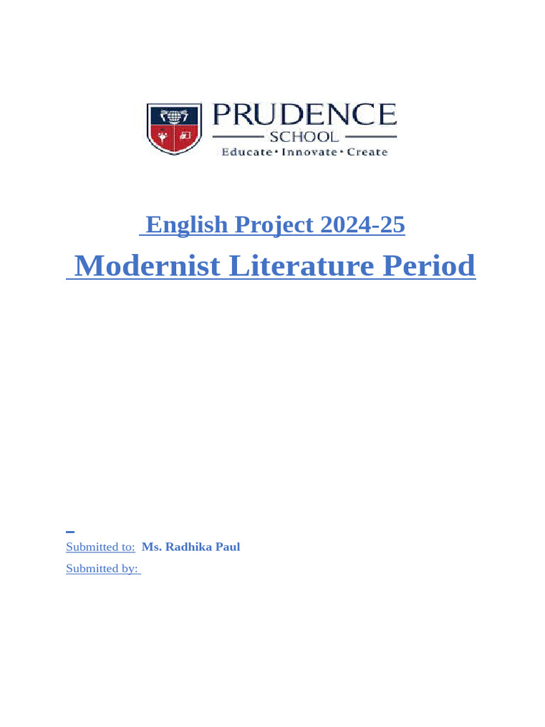 English Project 2024 Pdf