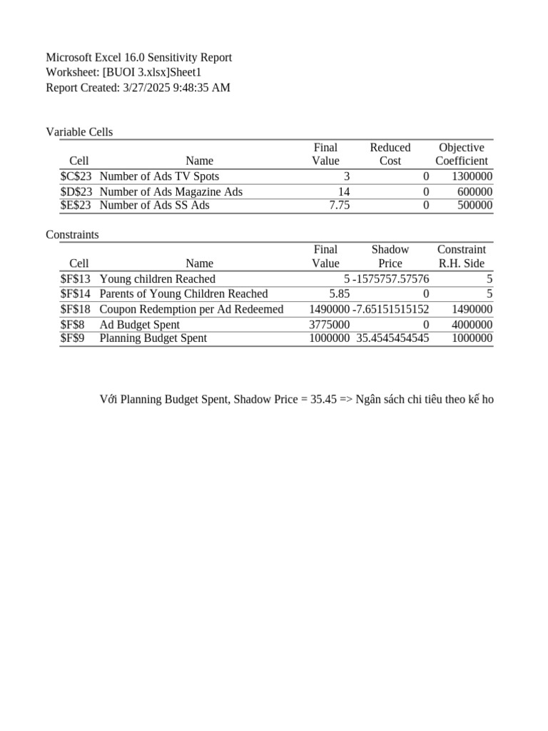 Khanh Solver Report | PDF