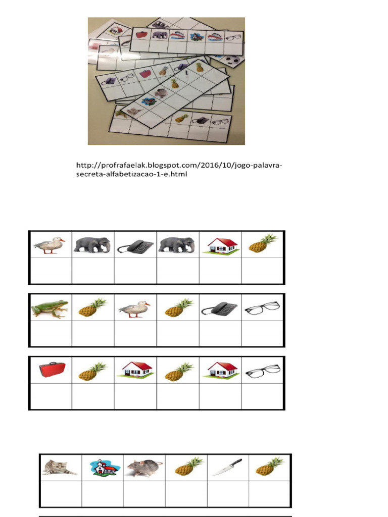 Jogo Palavra Secreta 3pdf | PDF