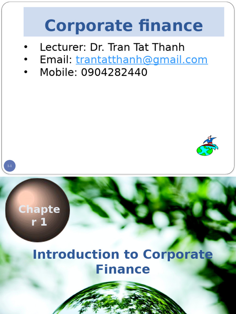 Business Finance Chapter 1 | PDF | Limited Liability Company | Partnership