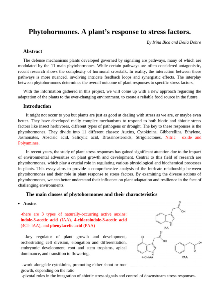 Phytohormones[1] | PDF | Plant Hormone | Biology