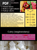 Budowa I Funkcje Sacharydow | PDF