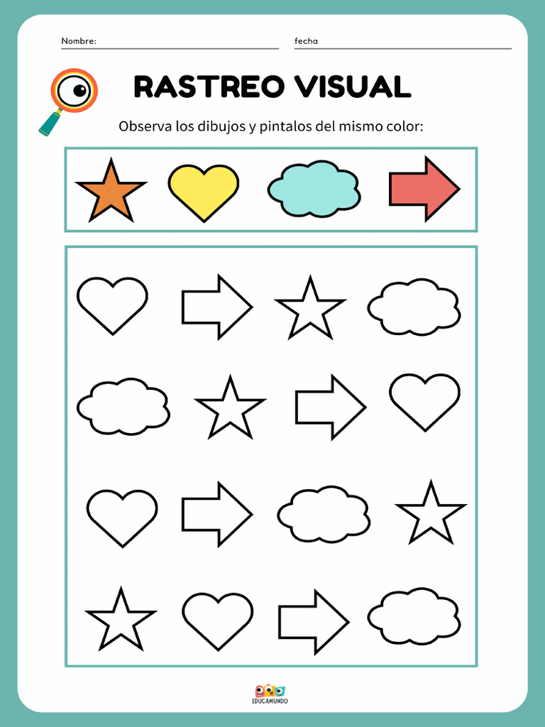 Fichas - Rastreo Visual Educamundo | PDF