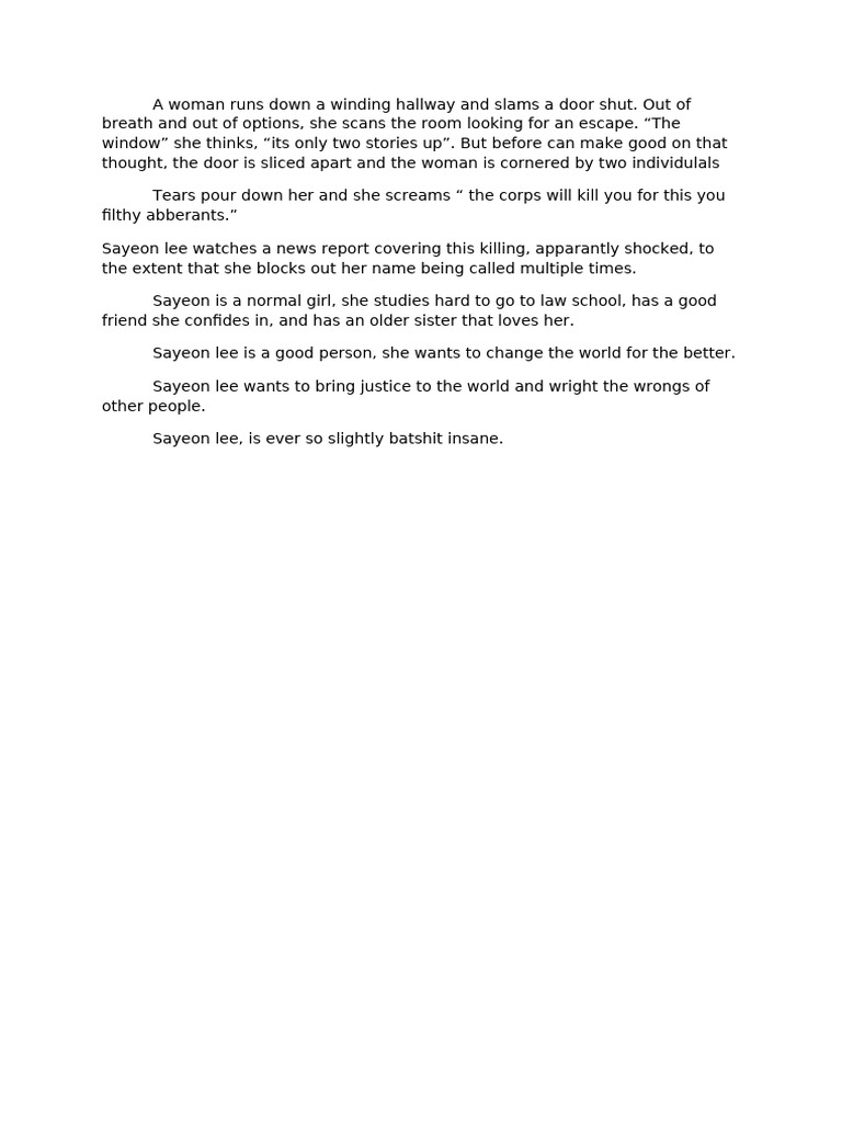 Hand Jumper Script Hand Jumper the Moral Inconsistencies of Sayeon Lee ...