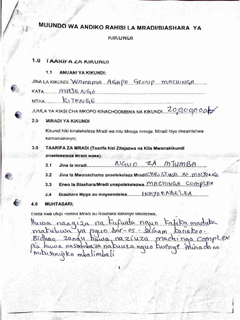 Agape Andiko 1 | PDF