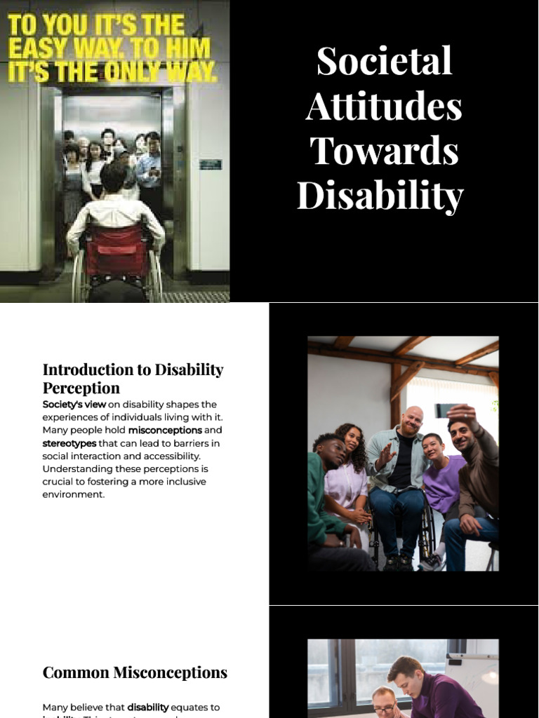 Societal Attitudes Towards Disability MY | PDF