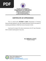 Certificate of Recognition Spta Bod Officers | PDF