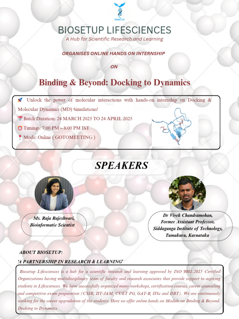 Biosetup Lifesciences Module-2 | PDF | Docking (Molecular) | Life Sciences
