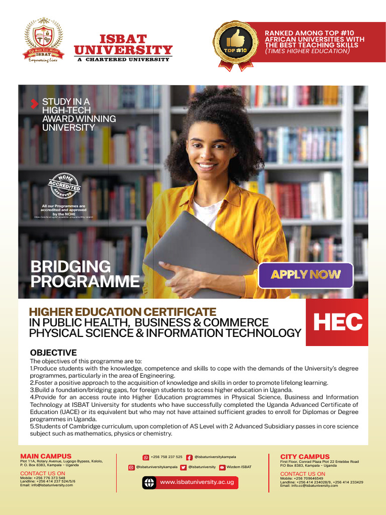 Higher Education Certificate Overview | PDF | Academic Degree | Science