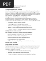 Action Research Work Plan and Timeliness | PDF | Computing And ...