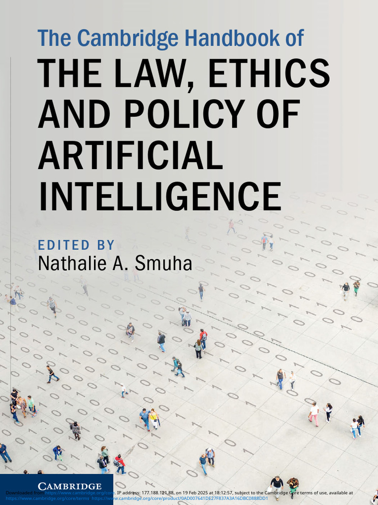 The Cambridge Handbook of The Law Ethics and Policy of Artificial Intelligence | PDF ...