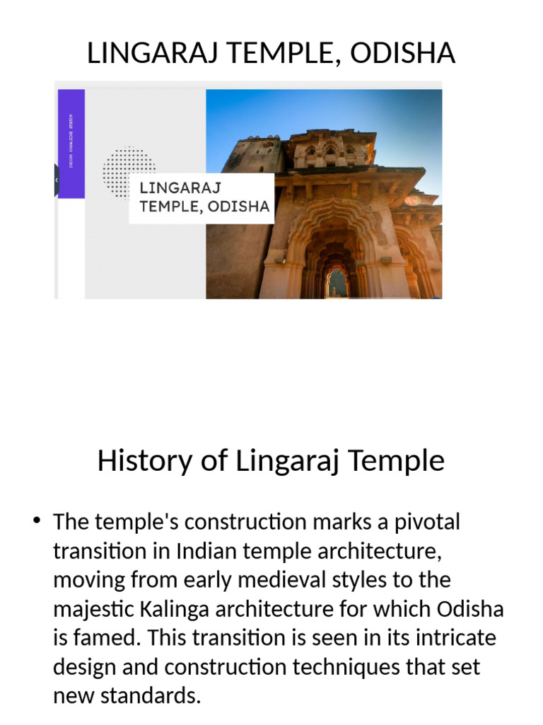 Lingaraj Temple: Architectural Evolution | PDF