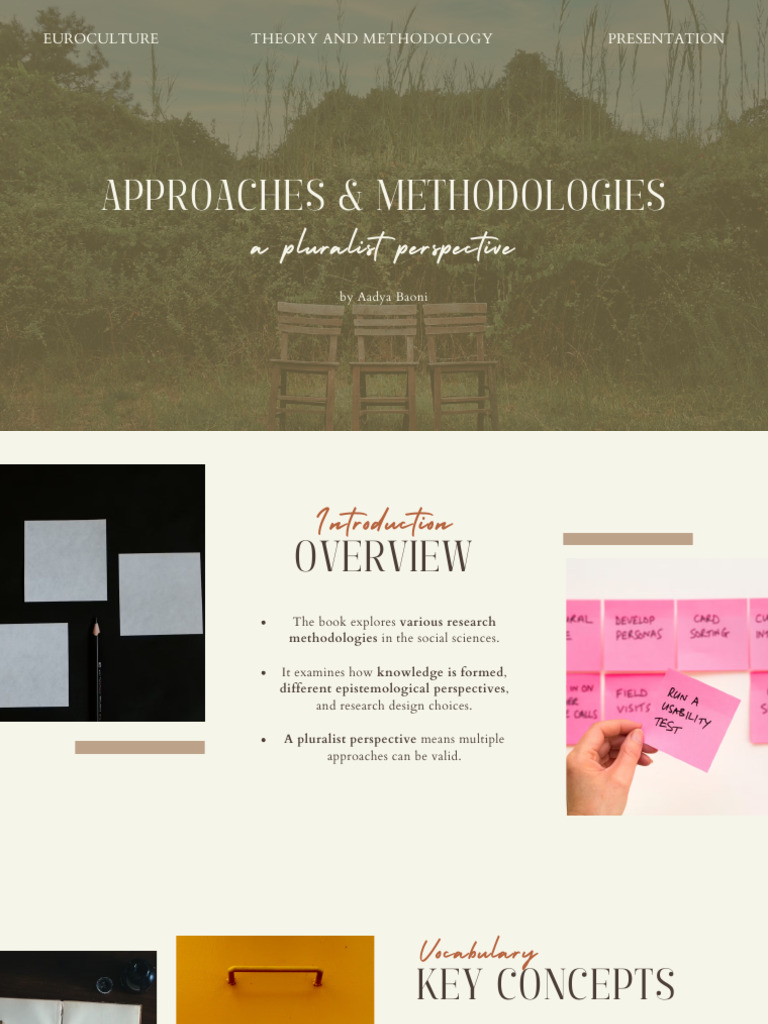 Approaches and Methodologies - A Pluralist Perspective | PDF ...