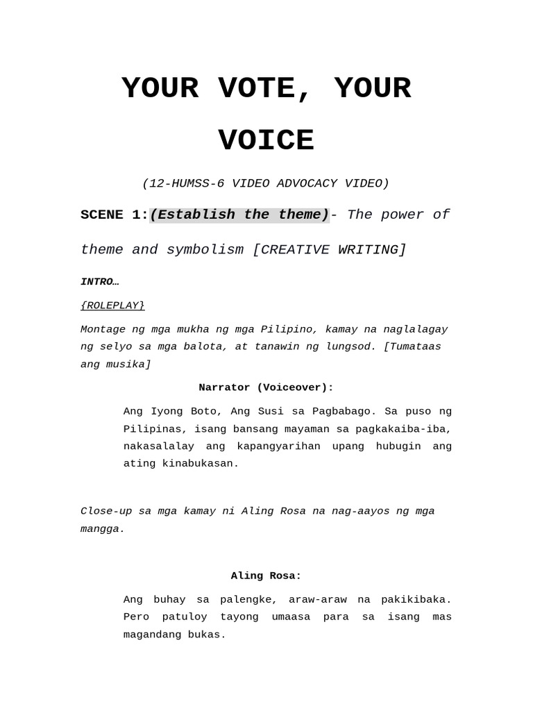 Culminating Script Rev.veredited | PDF