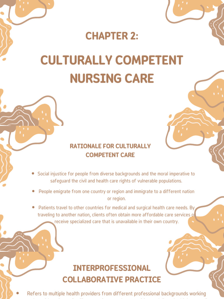 Culturally Competent Nursing Care Guide | PDF | Health Care | Nursing
