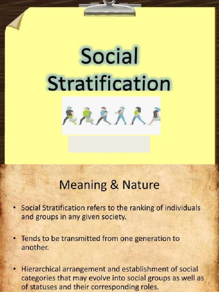 Social Stratification | PDF