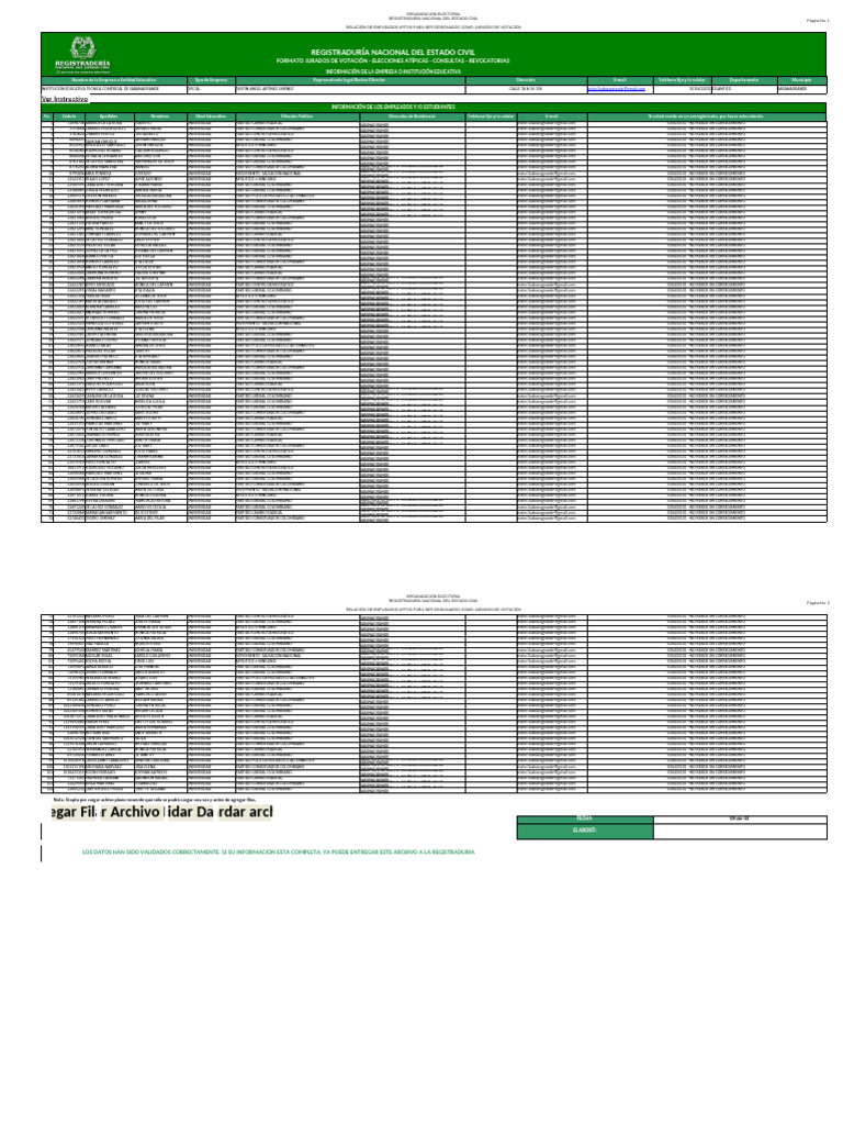Jurados - Institucion Educativa Tecnica Comercial de Sabanagrande - 08042024 - 2105 | PDF ...