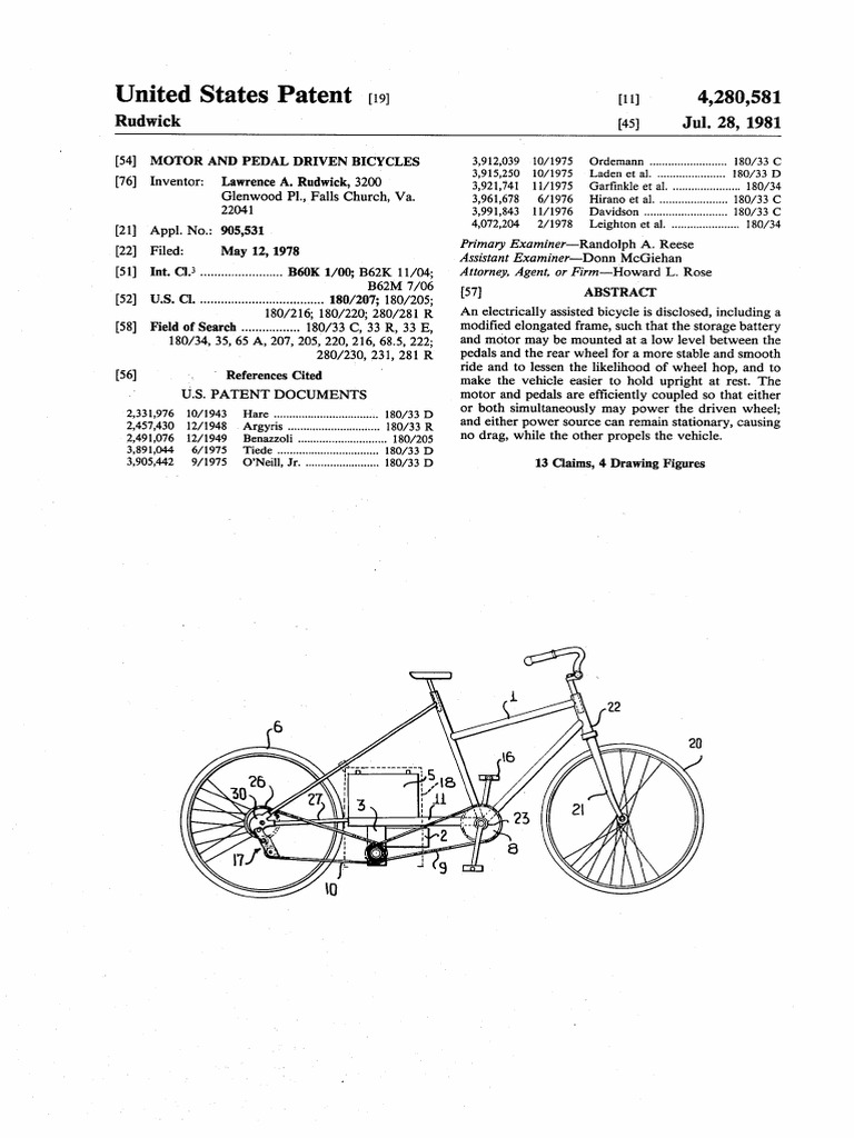 Motor and Pedal Driven Bicycles | PDF | Engines | Mechanical Engineering