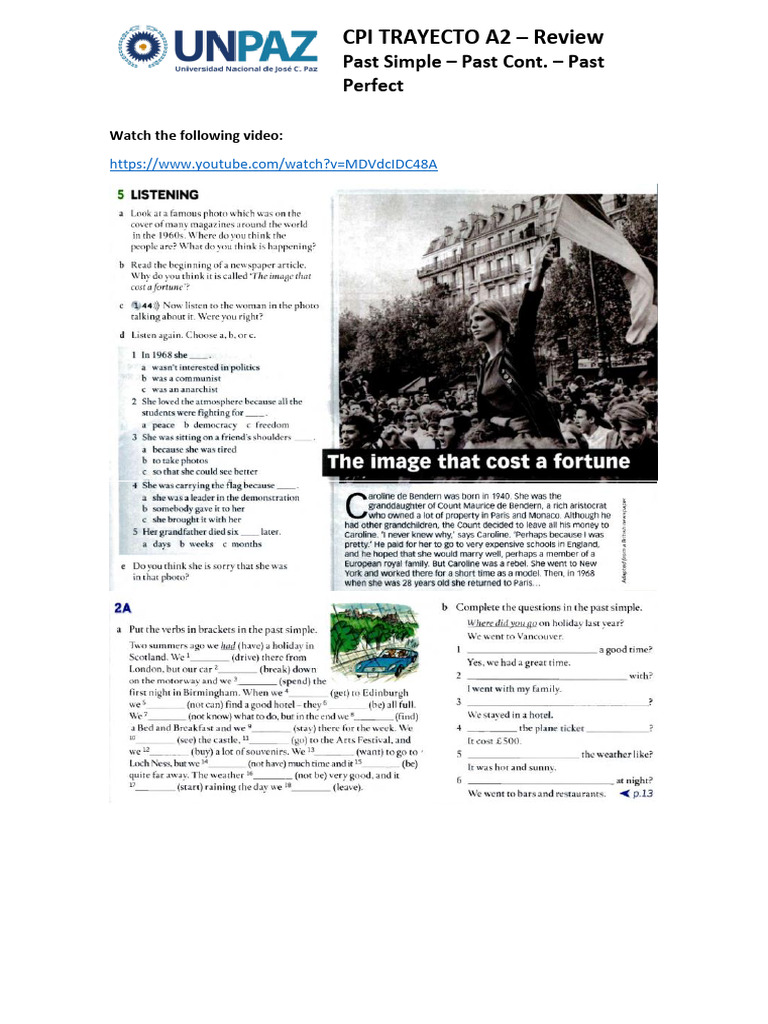 CPI A2 - Review 3 Past Forms | PDF