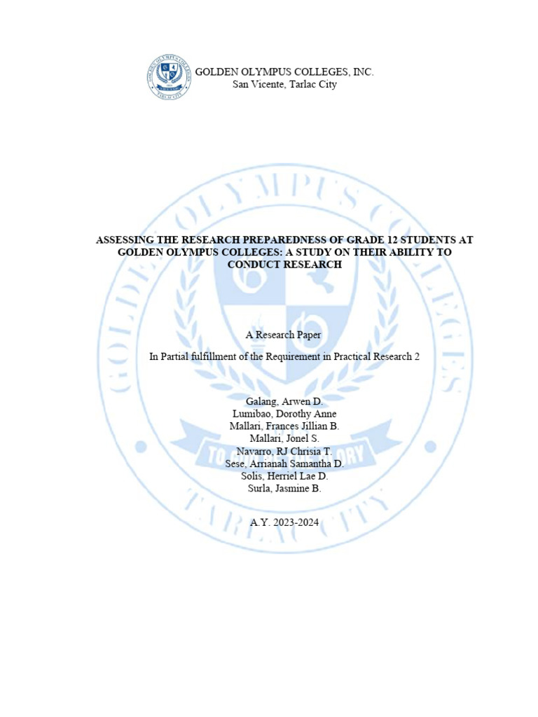 12 Solon Group 3 PR2 FINAL 1 | PDF | Survey Methodology | Sampling (Statistics)