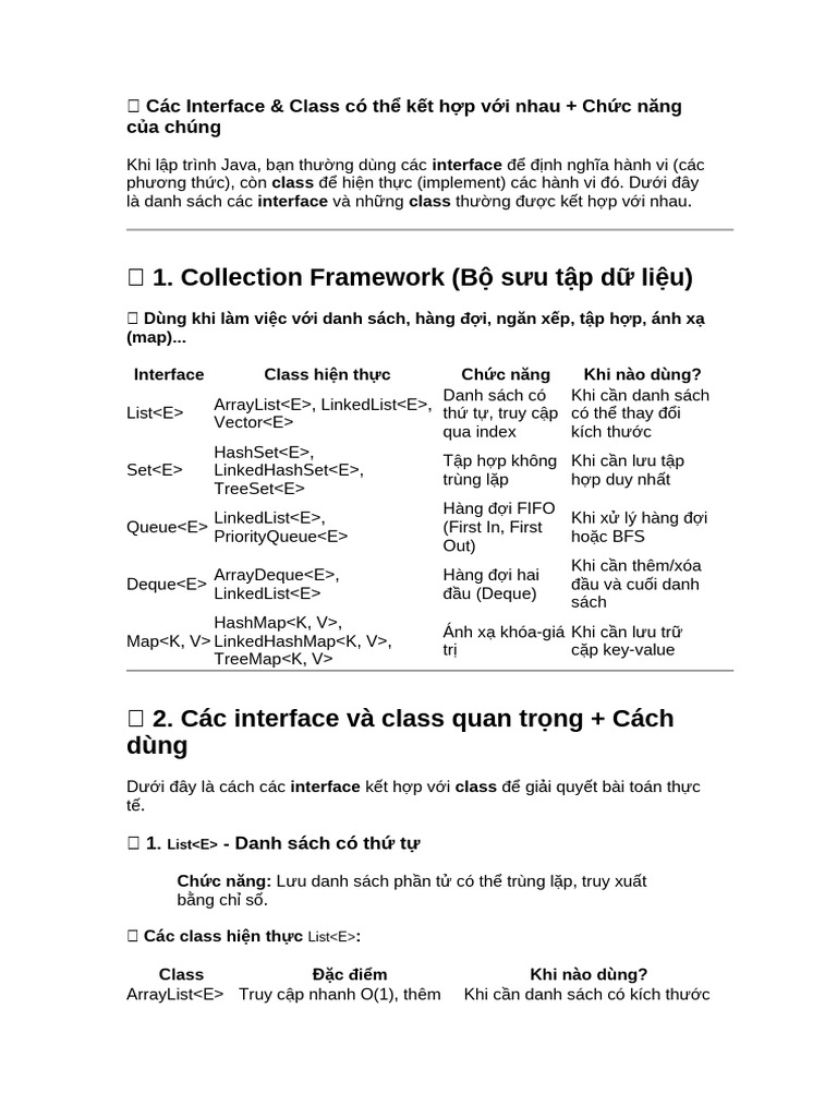 ? Các Interface | PDF
