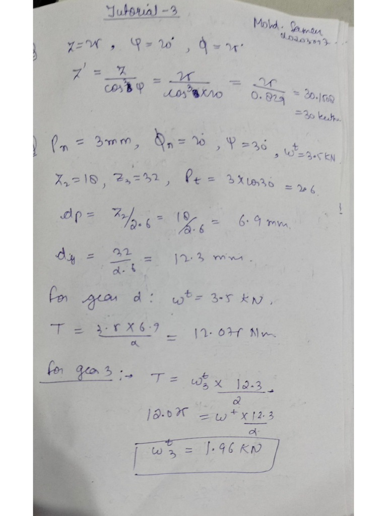 MOHD SAMEER 20203097 Md2 Tut 3 | PDF