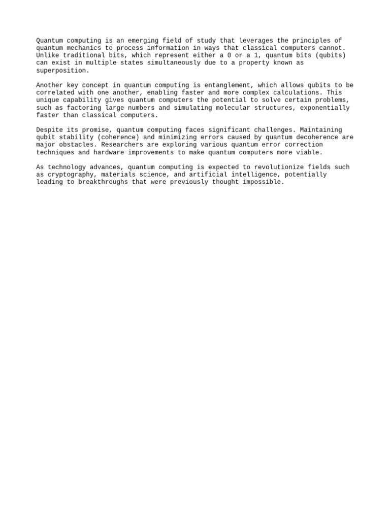 Understanding Quantum Computing Basics | PDF