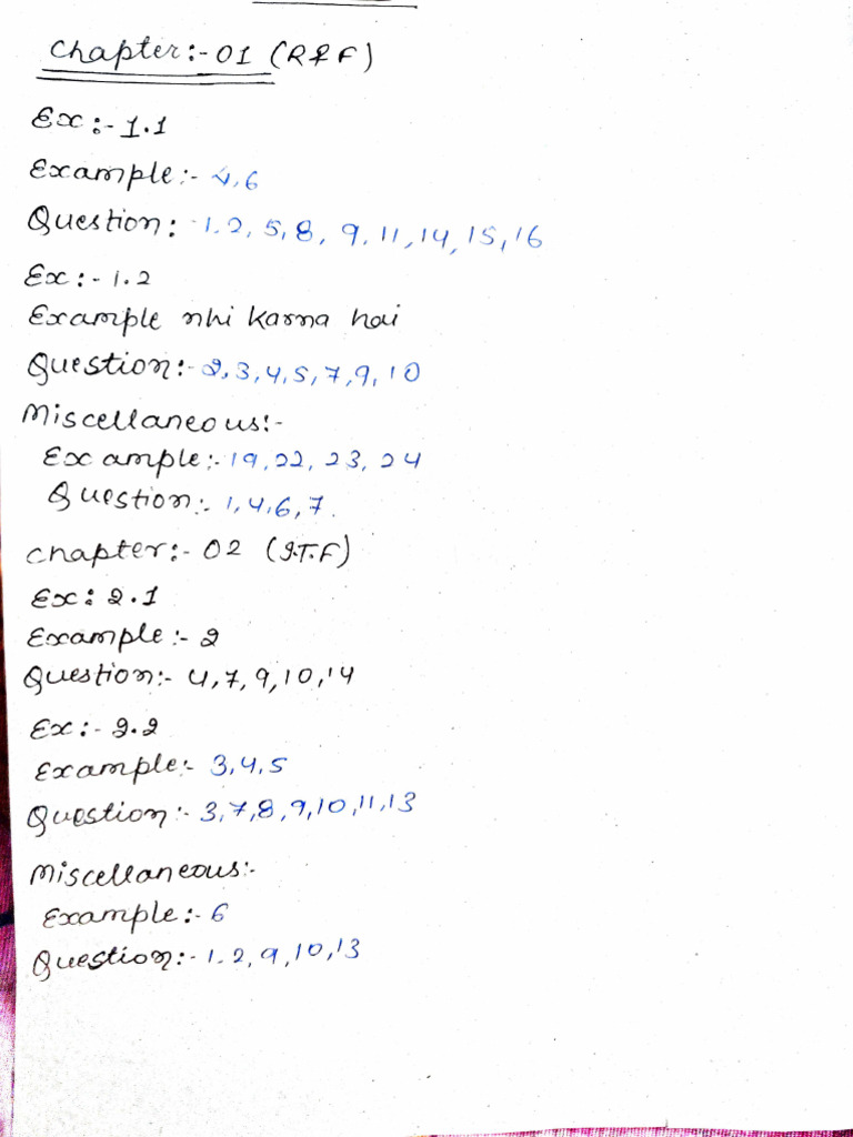 Maths Important | PDF