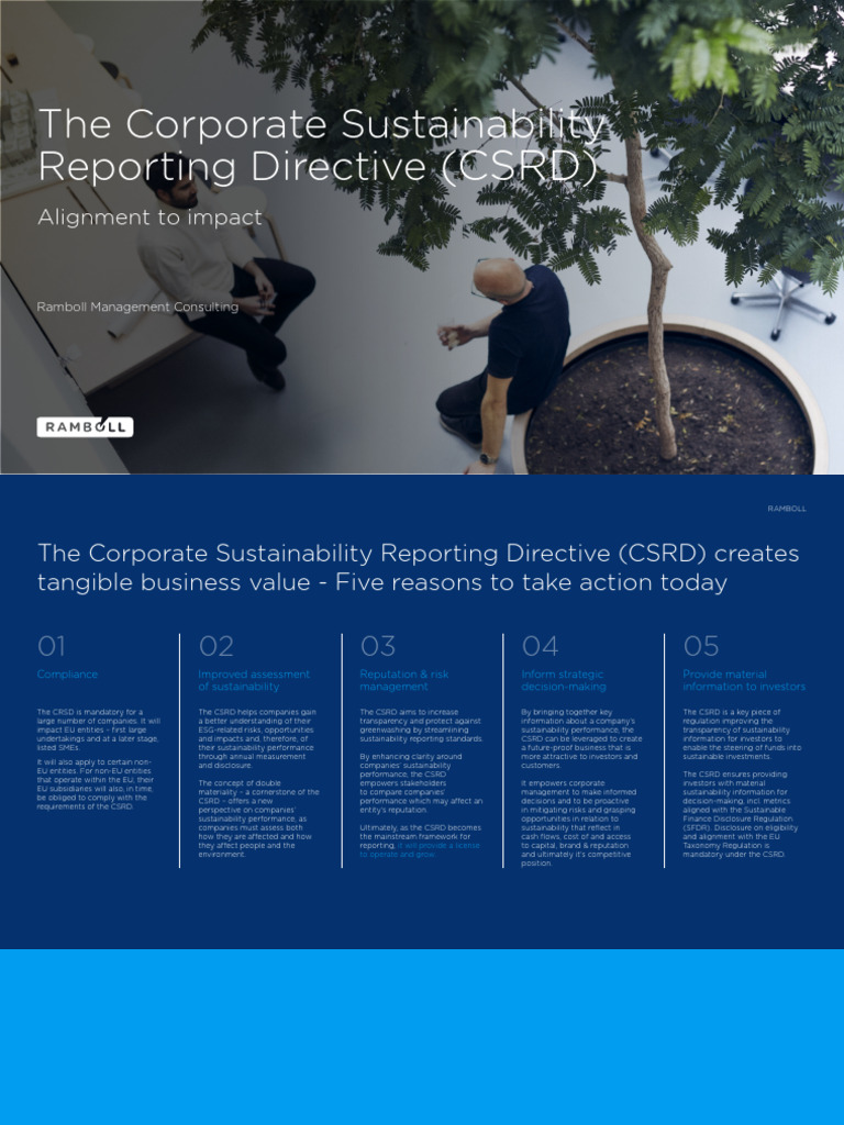 CSRD Capability Statement | PDF | Sustainability | Risk
