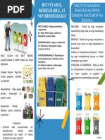 Nabubulok (Biodegradable) at Di-nabubulok (Non-biodegradable | PDF