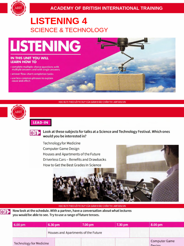 IELTS B_Listening 4_slides | PDF