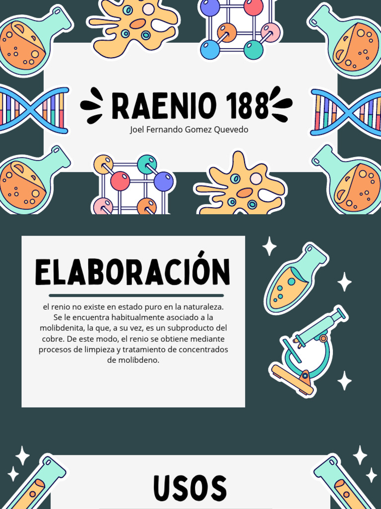 Usos del Renio en Medicina Nuclear | PDF