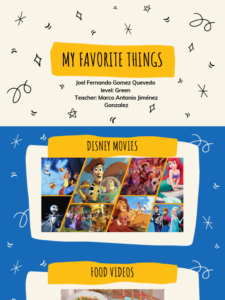My Favorite Things | PDF