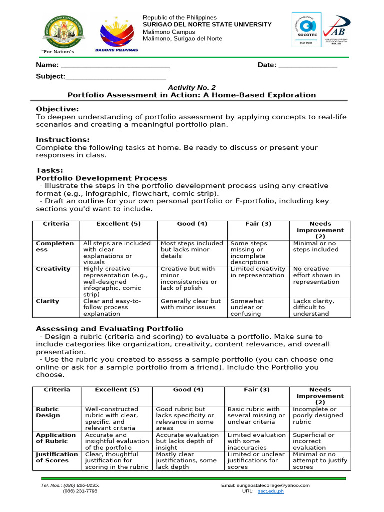 Portfolio Assessment Activity 2 | PDF | Cognitive Science | Cognition