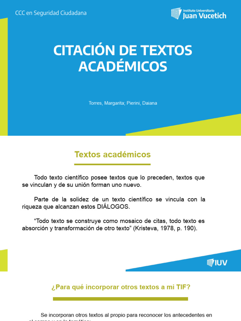 Normas APA IUV | PDF