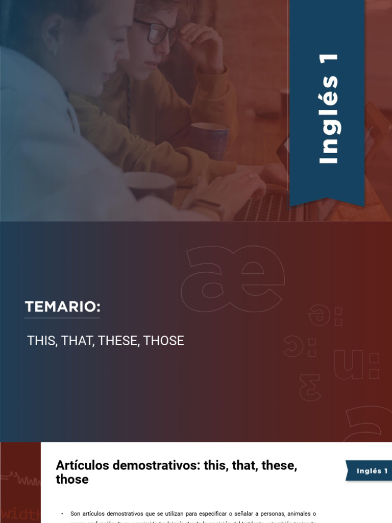 This That Those These | PDF