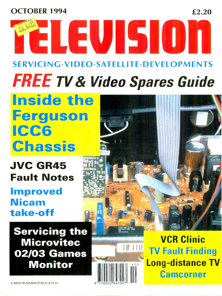 Television 1994 10 | PDF | Media Formats | Display Technology